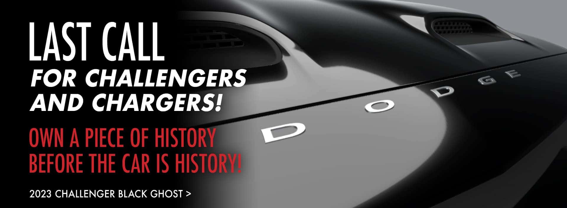 Last Call for Challengers and Chargers | Bob Howard Chrysler Dodge Jeep RAM
